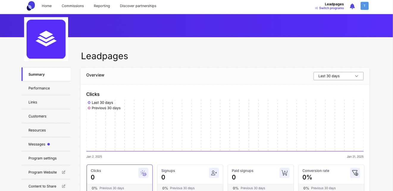 Leadpages Affiliate Partner Program – Leadpages Knowledge Base